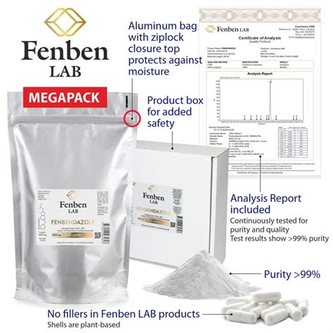 Premium Quality Fenbendazole Powder 99 Purity Fenben Lab