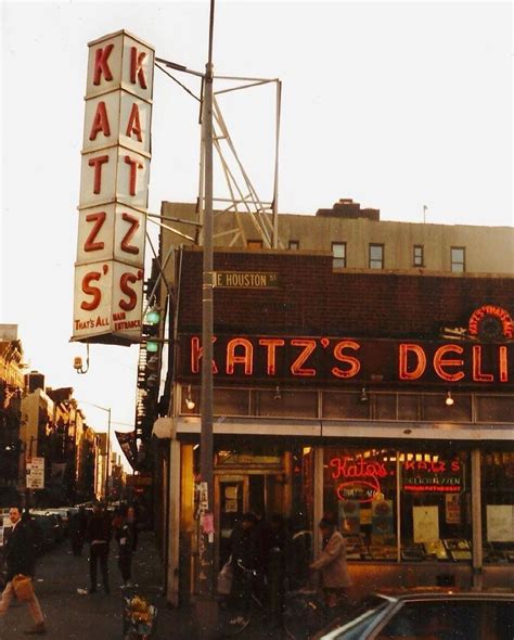 Historical Katzs Deli New York 1989 Katzs Deli In Shows The