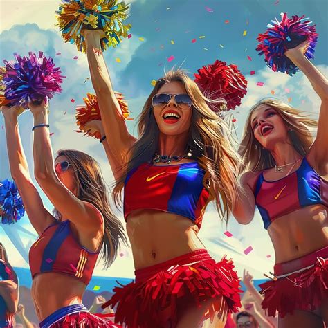T20 Cheerleaders Performing Energetic Dance In Colorful Outfits