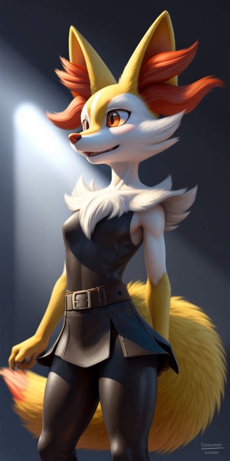 Rule 34 Ai Generated Braixen Dress Female Female Only Pokemon Pokemon