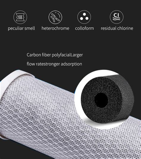 2 Stages Easy Installation Water Filter Sediment Carbon Filter Amoybrand