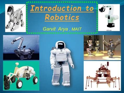 Introduction To Robotics Ppt