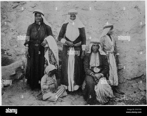 Costumes Characters Etc Group Of Druse Ie Druze Women Stock