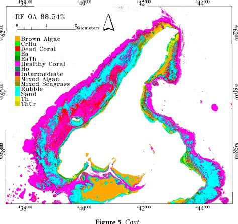 figure 5 from benthic habitat mapping model and cross validation using