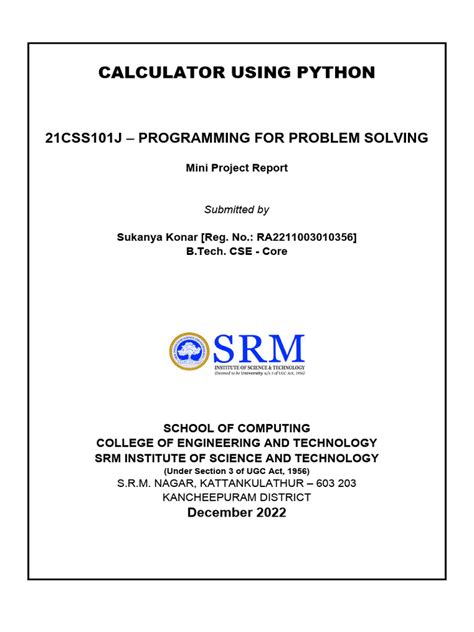 Pps Mini Project Sukanya Pdf