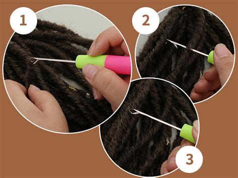 Qmnnma Dreadlock Crochet Hook 48 Pcs Loc Crochet Needle