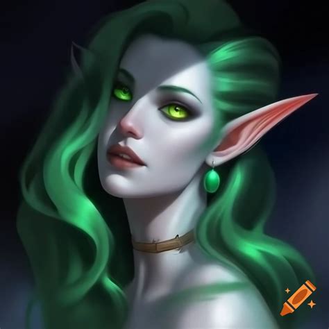 Serene Medieval Croatian Priestess With Olive Green Eyes And Blonde