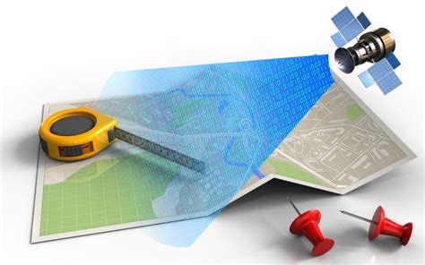 3d Satellite Digital Signal Stock Illustration Illustration Of Plan Flag 99361829