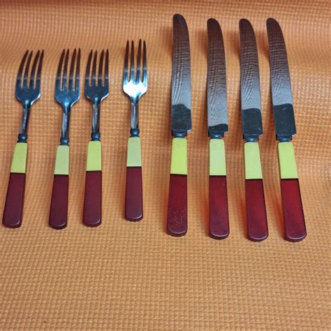 Bakelite Flatware Etsy