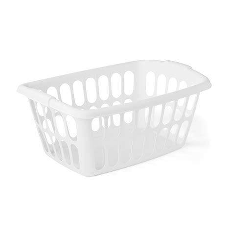 Starplast 15 Bushel Rectangular Plastic Laundry Basket White 6 Pack