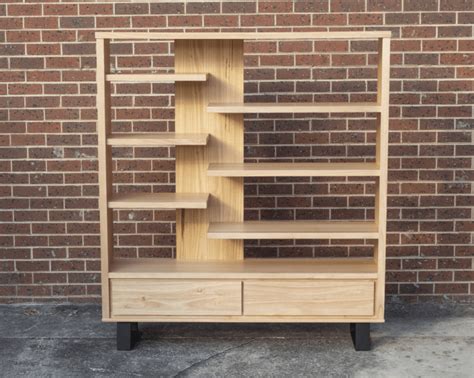 Panama Bookcases Solid Australian Messmate Timber 2 Sizes Designer Timber Furniture