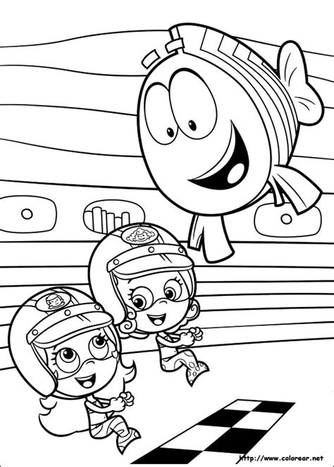 Dibujos Para Colorear De Bubble Guppies