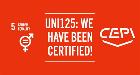 The Gender Equality Of Our Processes Has Been Certified Cepi