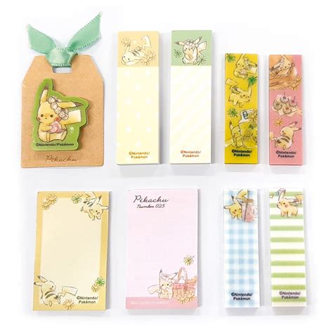 Pikachu Picnic Sticky Notes Jar Kawaii Panda Making Life Cuter