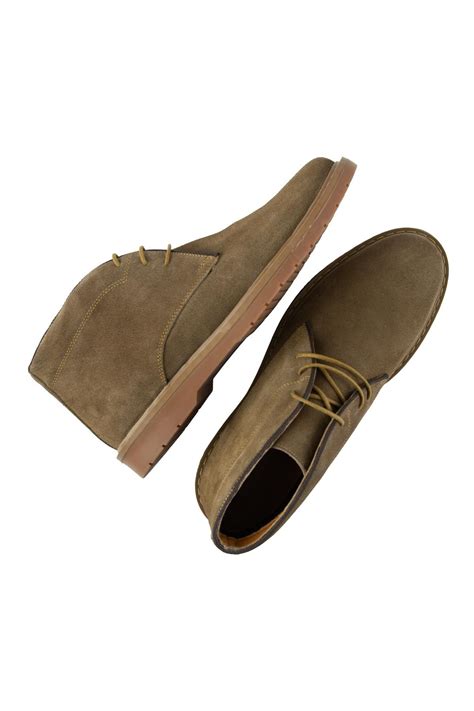 Pegia Yaska Mens Genuine Suede Lace Up Boots Pegia