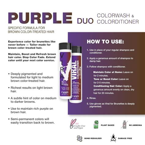 Viral Purple For Brunettes Hair Bundle Celeb Luxury