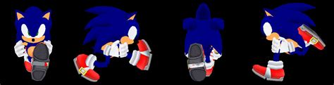 Sonic Running Fast Animation