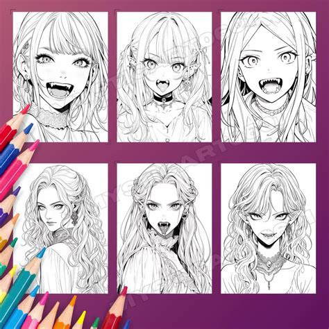 Female Vampire Anime Vampire Drawing