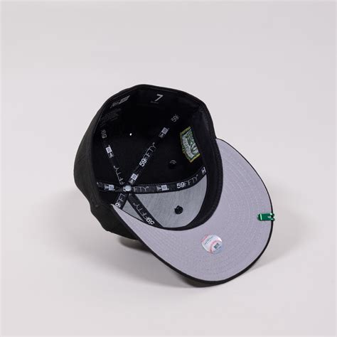 New Era Exclusive 59fifty Black Oakland Athletics Minor League W 50