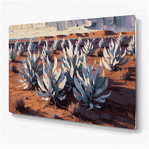 Latitude Run® Southwestern Plants Sagebrush 184 Brown Metal Wall Art