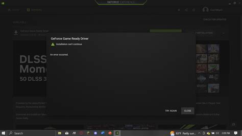 Drivers Wont Install Need Help Rgeforceexperience