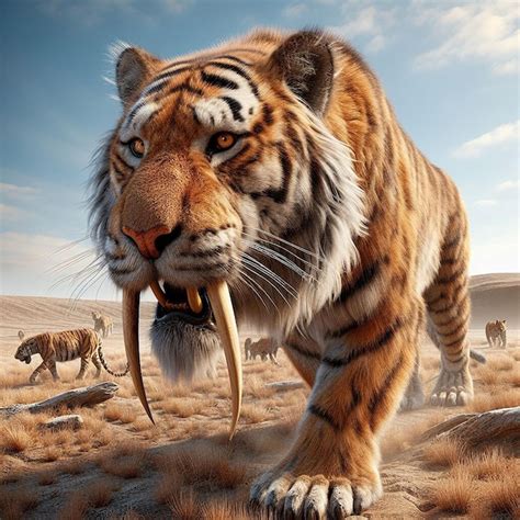 Premium Photo Sabertooth Tiger Image