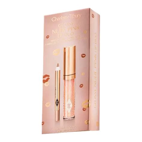 Charlotte Tibury Glossy Nude Pink Lip Minis Duo Meses Sin Interés