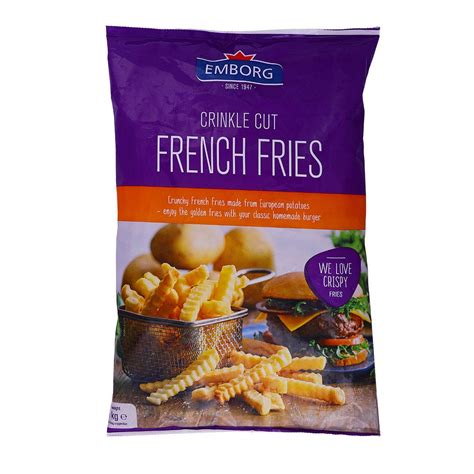 Alosraonline Emborg Crinkle Cut French Fries 1kg