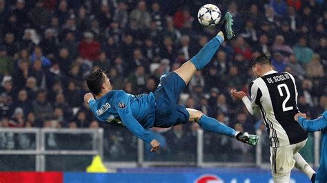 Ronaldos Champions League Bicycle Kick Goal For Real Madrid Earns