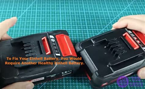How I Solved My Einhell Battery Not Charging Flashing Red And Green