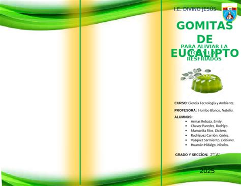 Triptico Gomitas De Eucalitpto Pdf