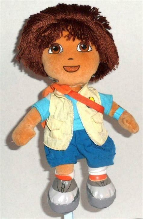 Ty Dora The Explorer Diego 2010 Beanie Buddies Collection 12 Plush