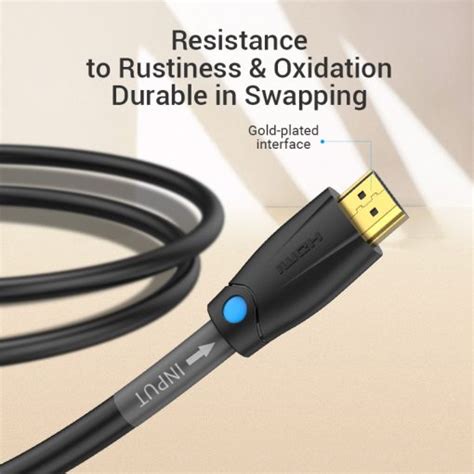 Hdmi Cable Structure Cabling For Engineering Black Vention Authorized