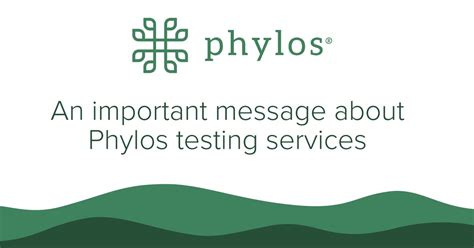An Important Message About Phylos Testing Services Phylos Bioscience