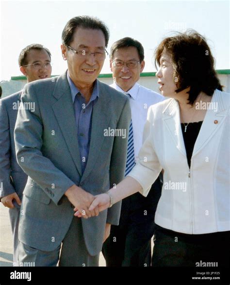 Pyongyang North Korea Wu Dawei L Chinas Special Envoy In Charge Of The Six Party Talks