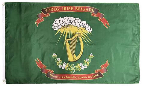 28th Massachusetts Regiment Irish Brigade 3×5 Flag I Americas Flags