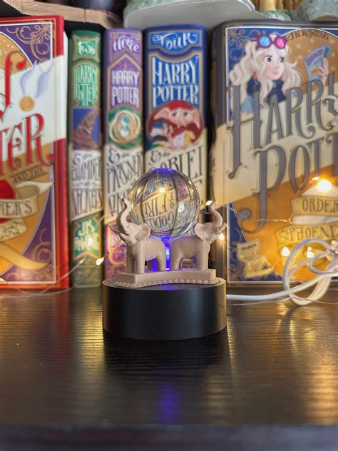 3d Printed Divination Classroom Light Up Crystal Ball Glass Ball Etsy