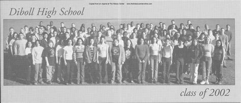Senior Class Of 2002 Diboll High School The History Center