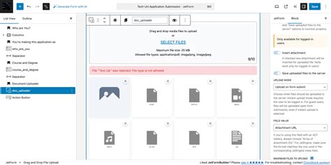 Jetformbuilder Drag And Drop File Upload Addon For Wordpress Forms Crocoblock