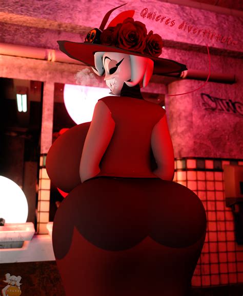 Rule 34 Big Ass Dress Hat Hazbin Hotel Huge Ass Looking Back Rosie
