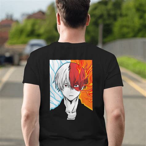 Cute Shoto Todoroki My Hero Academia Tshirt Design Masterbundles