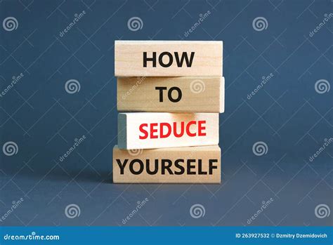 How To Seduce Yourself Symbol Concept Word How To Seduce Yourself On