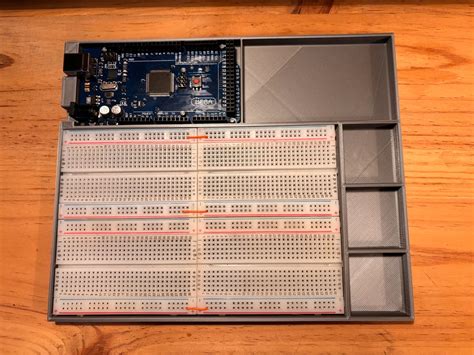 Base Para Protoboard Y Arduino Uno O Arduino Mega By Pezrosso Download Free Stl Model