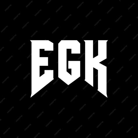 Premium Vector Egk Letter Logo Design For Technology Company Egk Logo