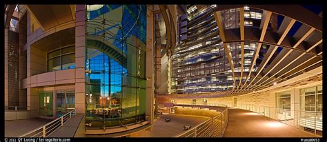 Panoramic Picture Photo San Jose City Hall At Dusk San Jose