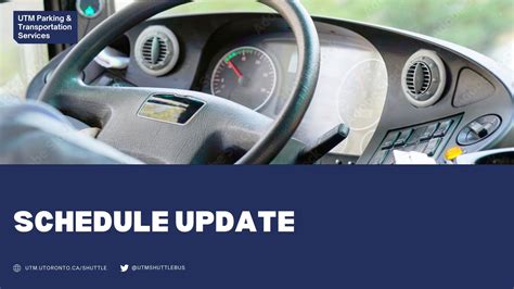 University The Utm St George Shuttle Bus Schedules For The April
