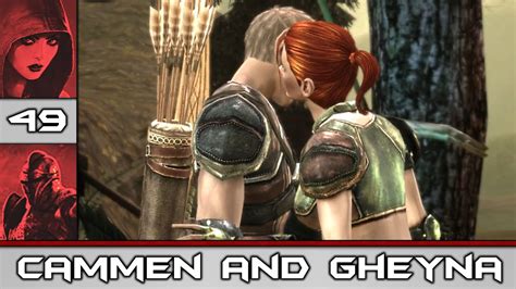 Dragon Age Origins Cammen And Gheyna Dalish Camp 49 Youtube