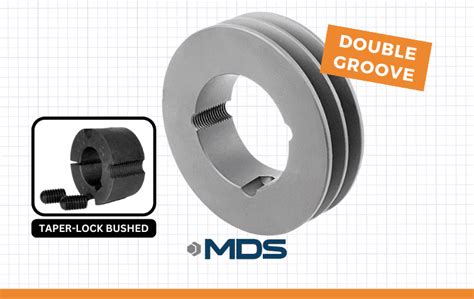 Double Groove Taper Lock Bushed Sheaves 3v 5v A And B Pulleys