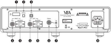 Yba Passion Cd430 Mkii Cd Players Owners Manual
