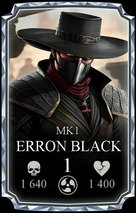 Mortal Kombat Mobile Mk1 Erron Black By Timka5530219 On Deviantart